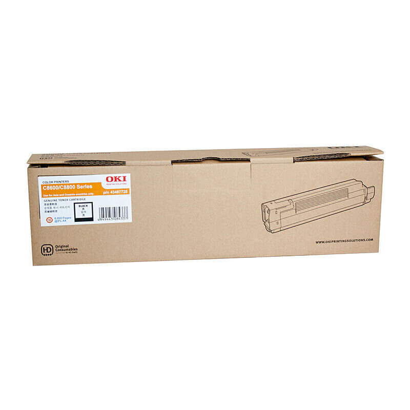 Oki C8600 HY Blk Ton 43487728 - OKI